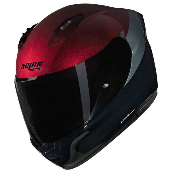 Nolan N60-6 Full Face Helmet - Verniciatura black/maroon/silver – Kiwi ...